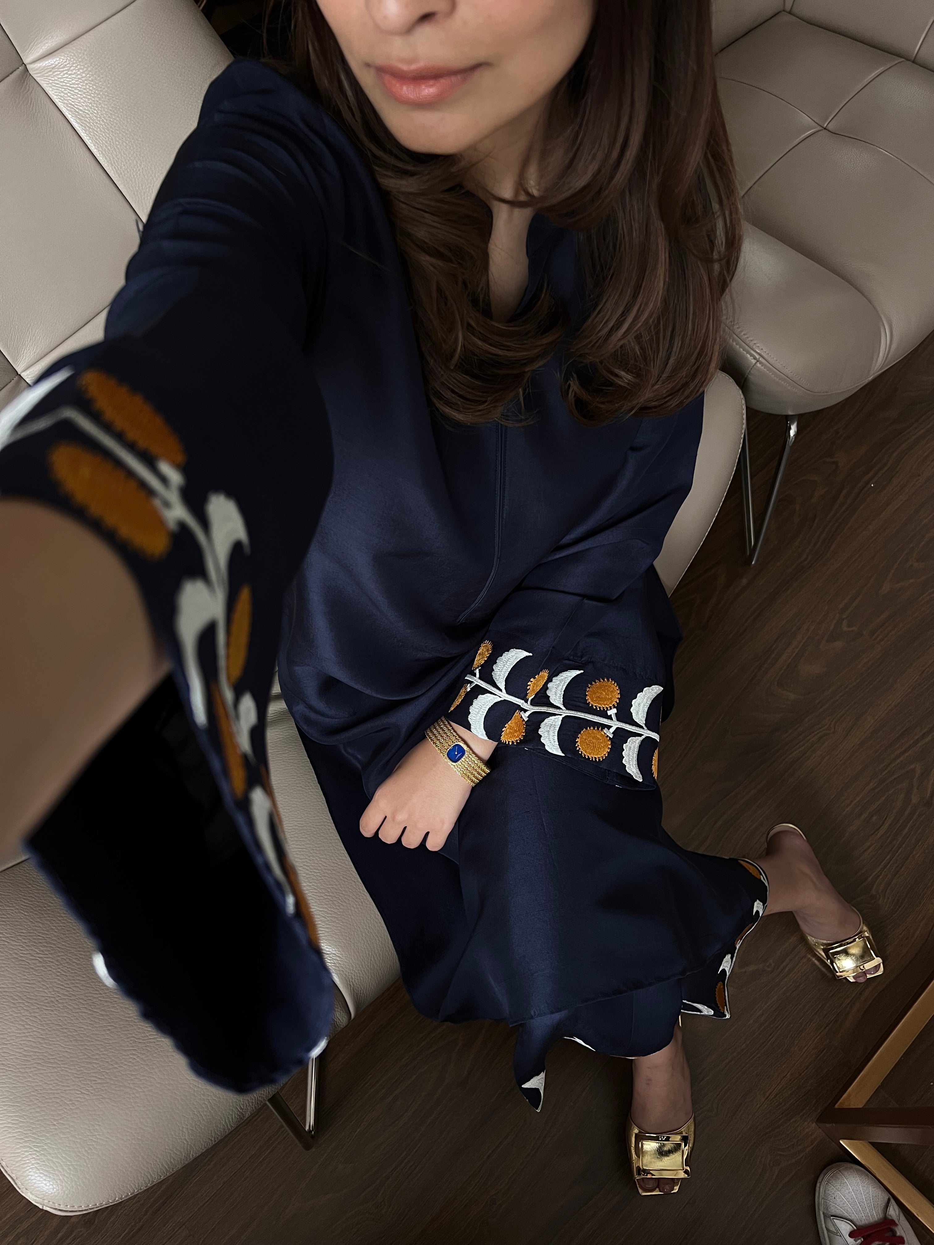 Rhea Set in Navy – sak