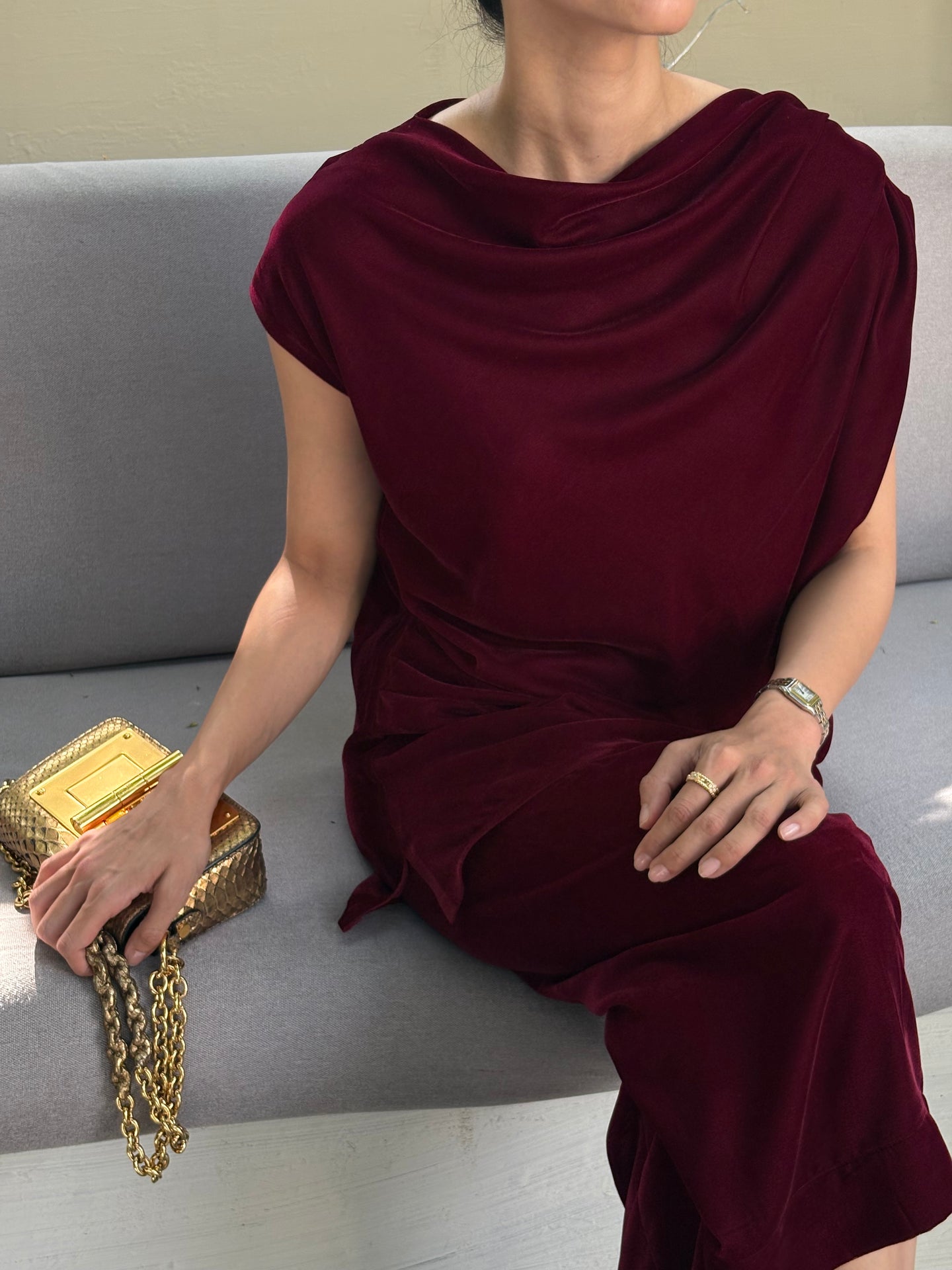 Burgundy Lodge Set – sak